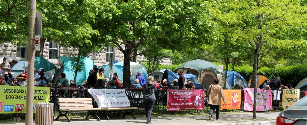 Le Camp, un moment phare de la lutte pour le droit au logement - FRAPRU